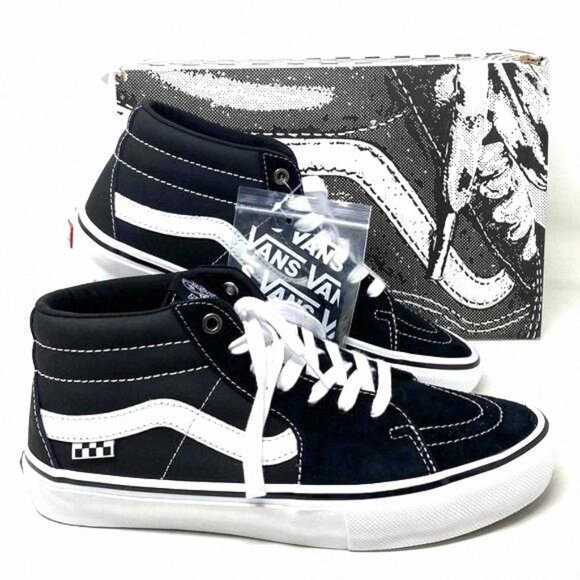 Vans | Shoes | Vans Skate Grosso Sk8 Mid Top Sneakers Suede Canvas ...